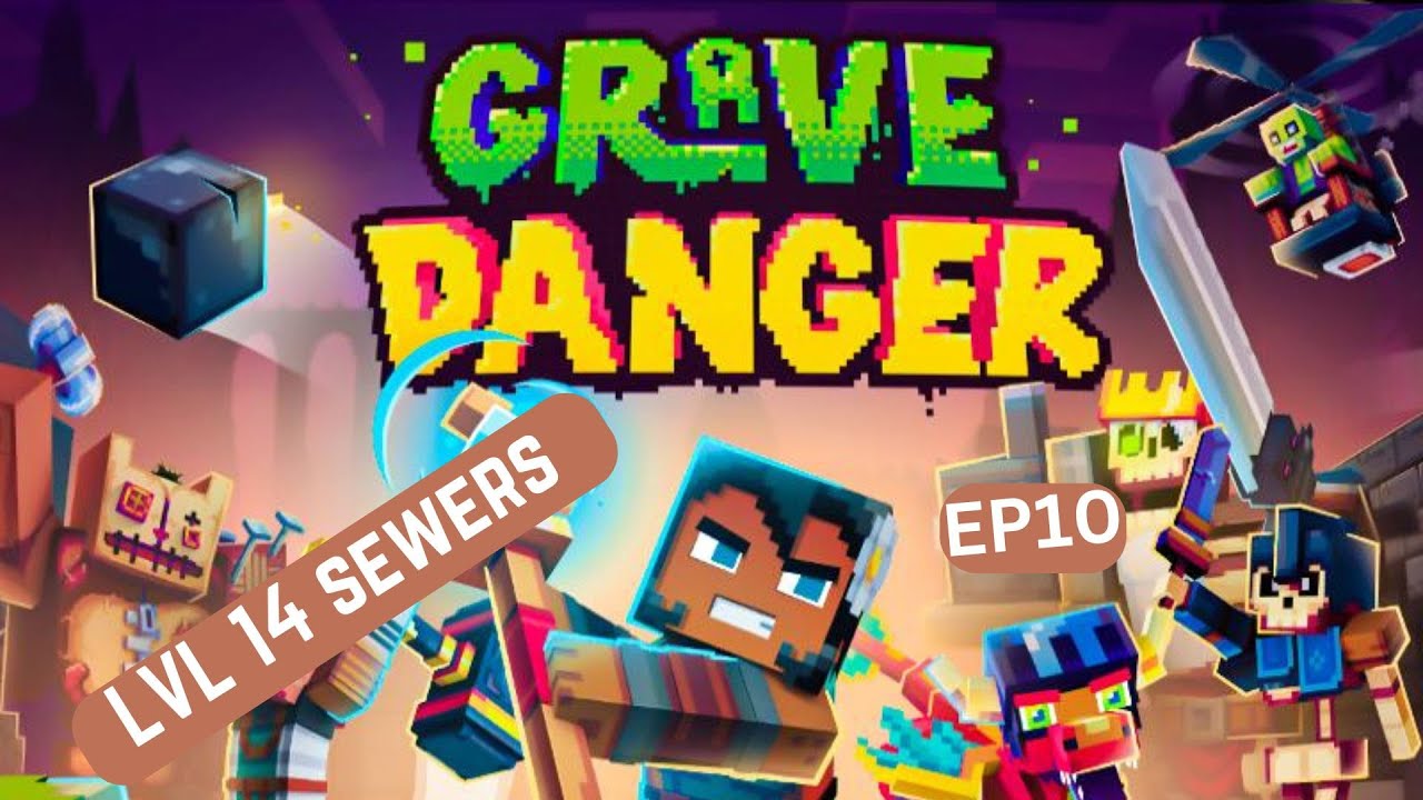 Minecraft Grave Danger EP 10 LVL 14 The Sewers - YouTube