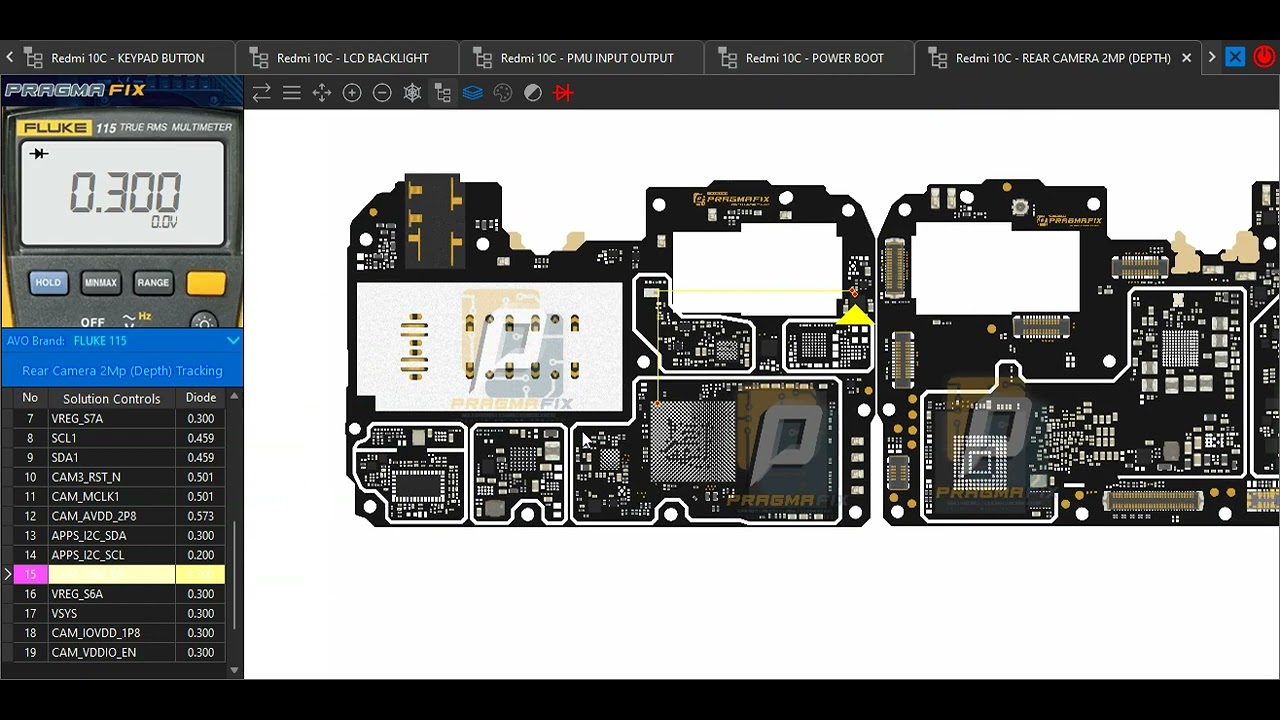 XIAOMI REDMI 10C: KEY BUTTON, LCD BACKLIGHT, PMU INPUT OUTPUT ...