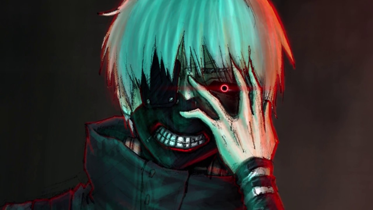 Tokyo Ghoul Timelapse Illustration - YouTube