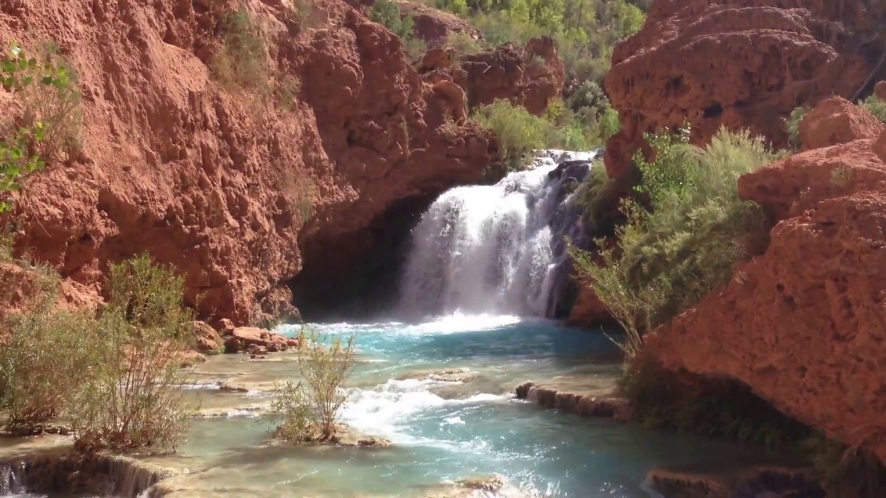 "Hidden Falls" on Havasu Creek, AZ - YouTube