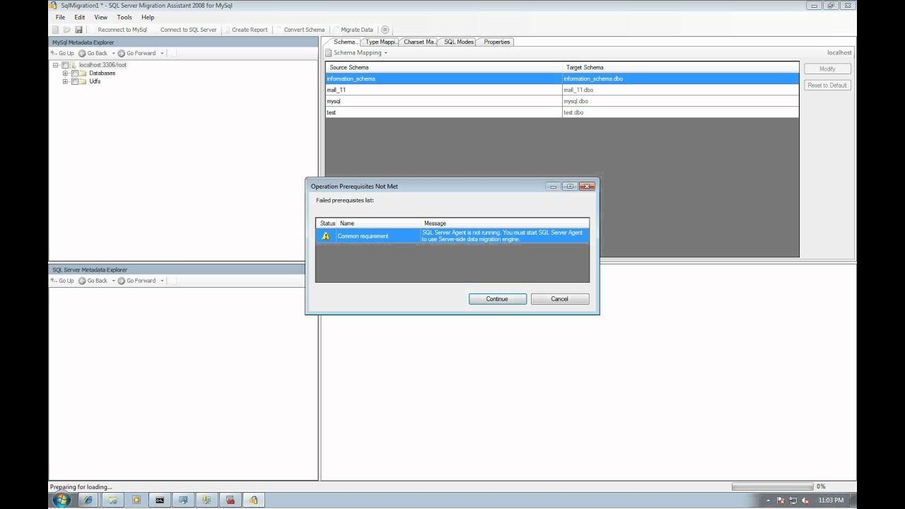 Migrate From Mysql To Mssql Using Microsoft Sql Server Migration 