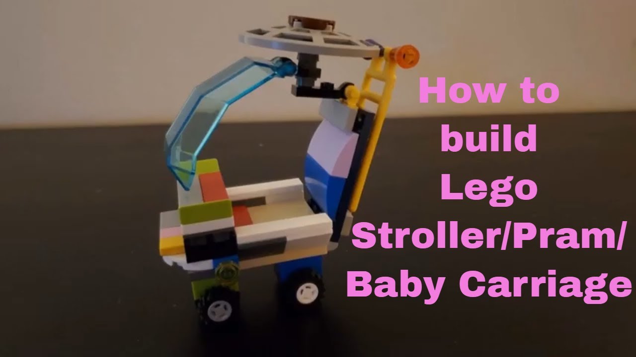 Lego Toys - How to build Lego Baby Carriage/Lego Pram/Lego Stroller ...