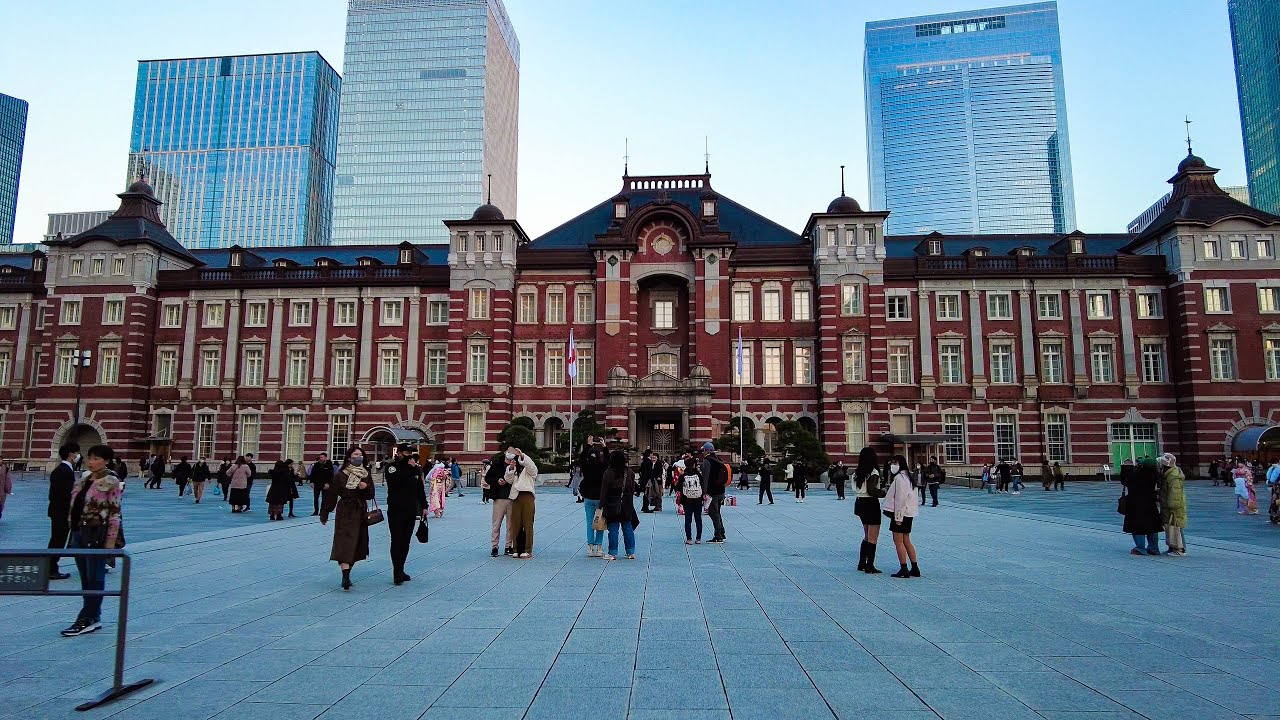 Tokyo Day Walk - Around Tokyo Station, Japan【4K HDR】 - YouTube
