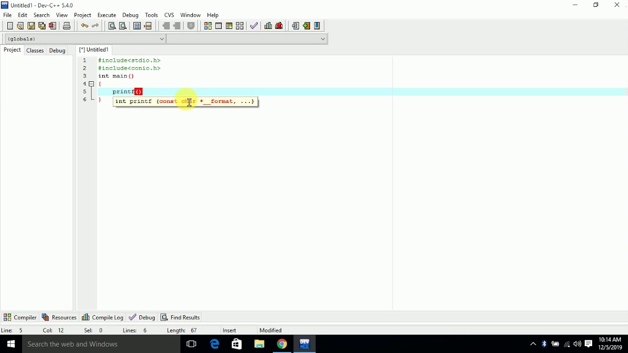 How to write a simple program/a name in C++ - YouTube