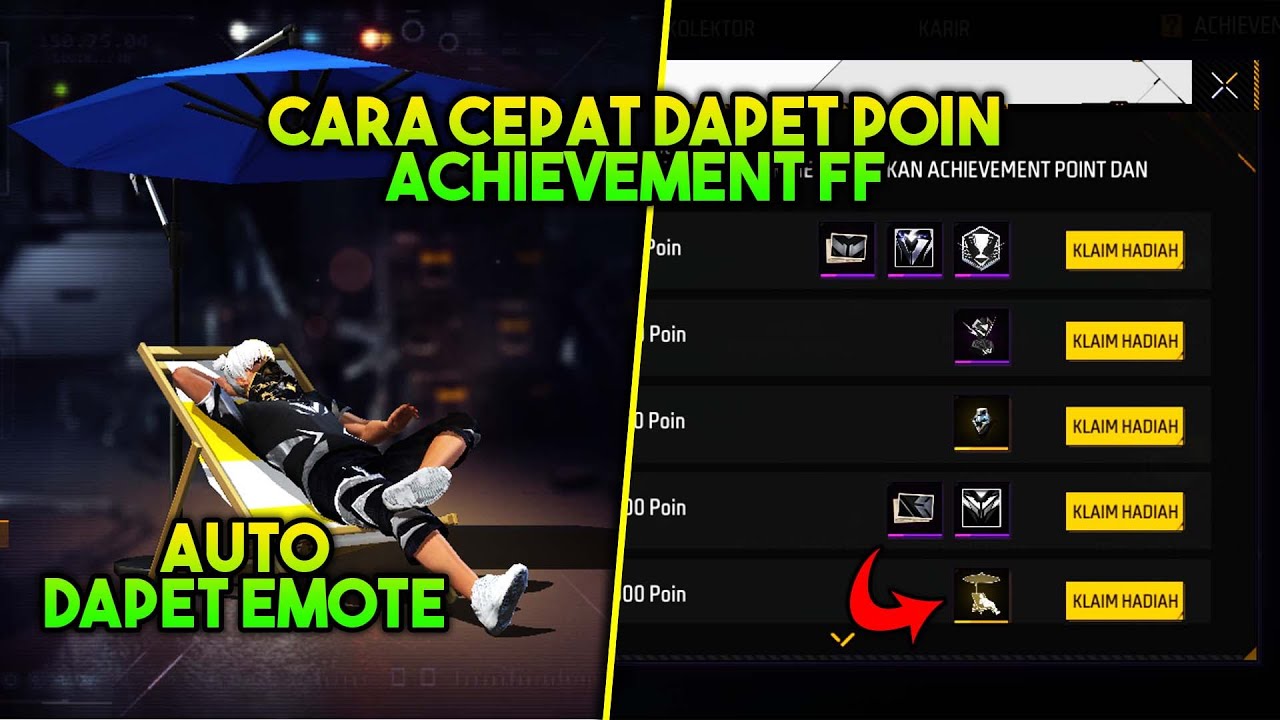 CARA CEPAT MENYELESAIKAN MISI ACHIEVEMENT FF TERBARU !! CARA CEPAT ...