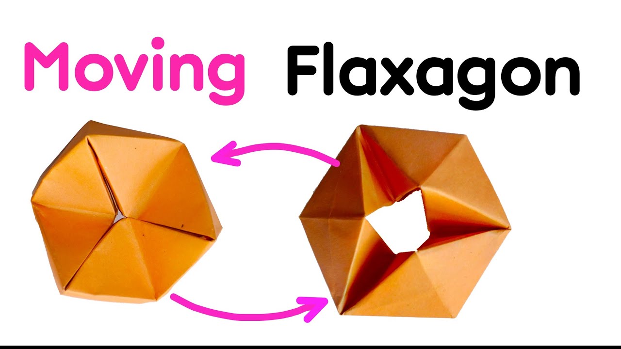 How to fold an Origami Moving Flexagon- Better than a fidget spinner ...