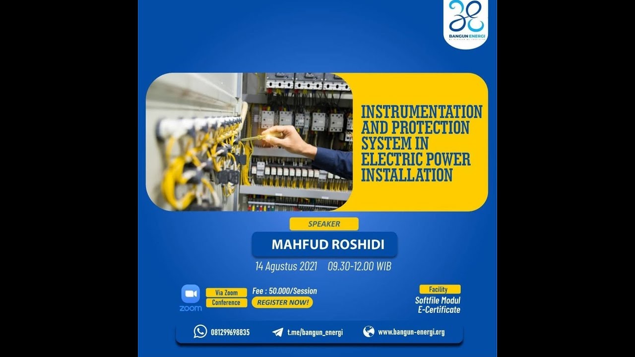 (Webinar) Instrumentation and Protection System in Electric Power ...
