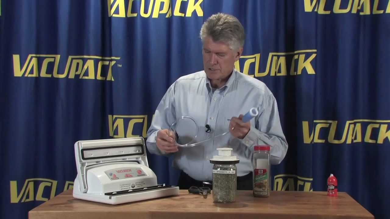 Vacupack Deluxe, Sealing Jars, Storage of Bulk Spices - YouTube