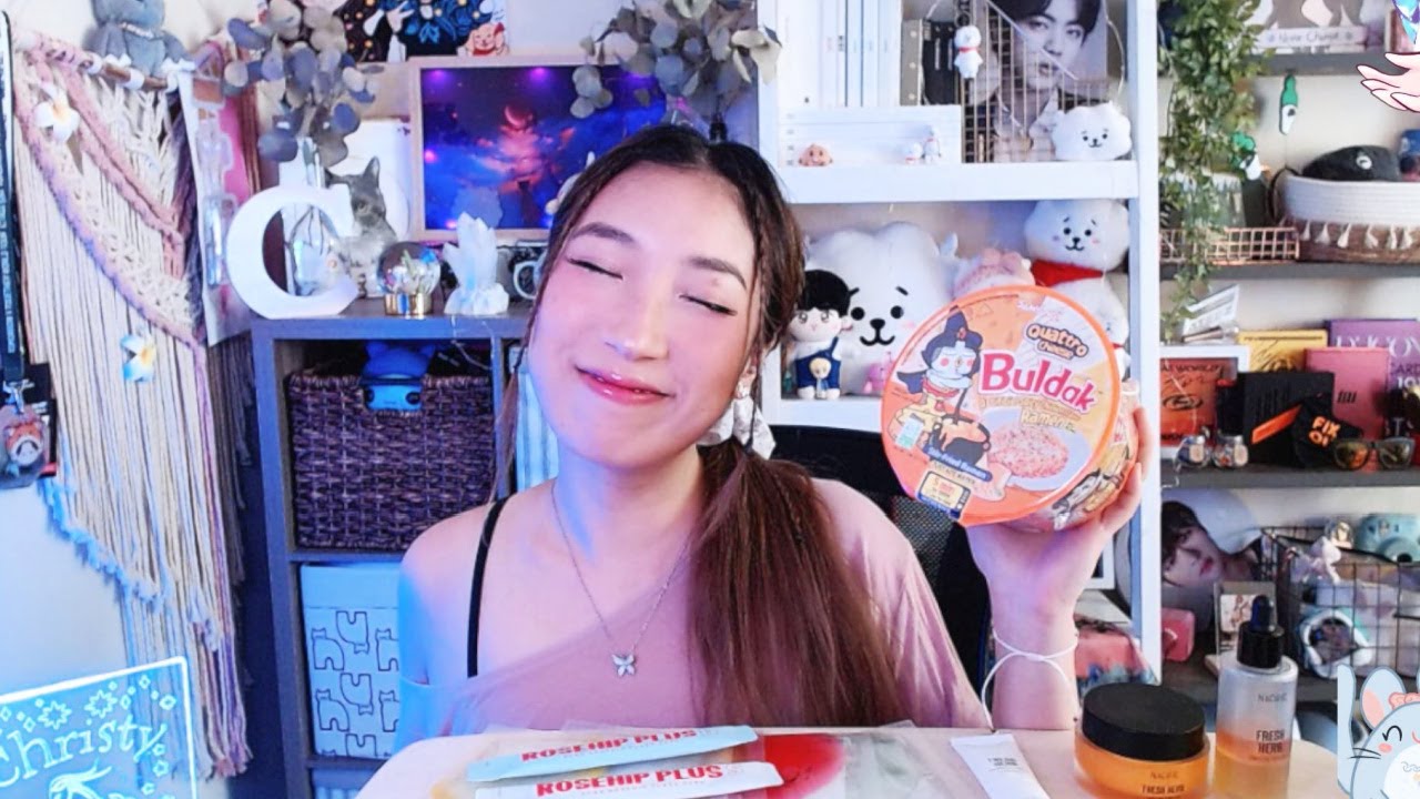 🔴 LIVE ON YT! Korean skincare/beauty codes, mukbang, upcoming streams, hangout with Christy ...