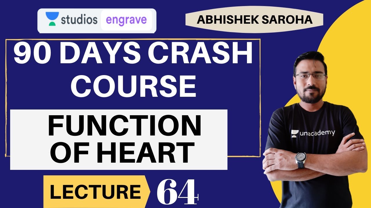 L64: Function of Heart Part - 5 | 90 Days Crash Course | SSC CGL | Abhishek Saroha - YouTube