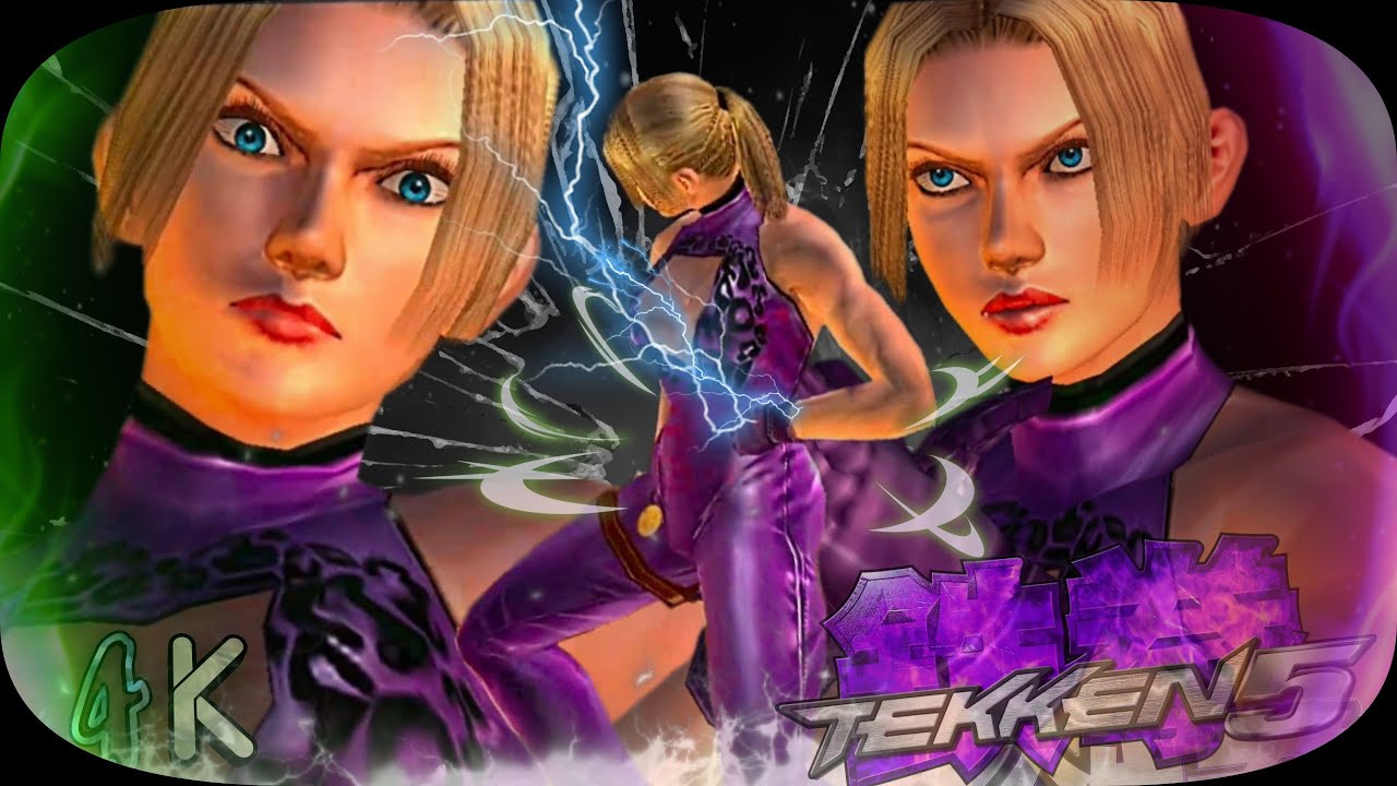 Nina ( Purple 2P ) Ultra Hard Tekken 5 Remastered UHD 4K 60 FPS - YouTube