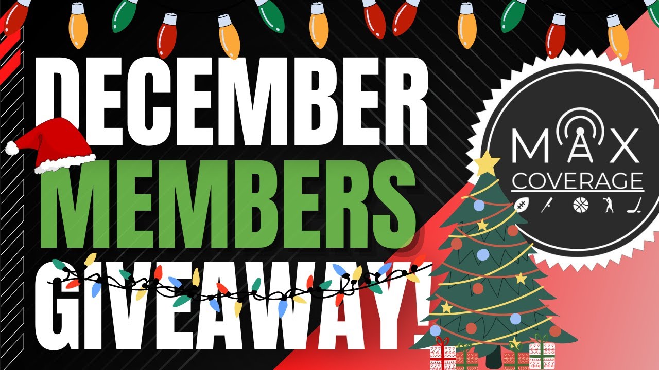 DECEMBER MEMBERS ONLY GIVEAWAY (MaxCoverageTV Merch BUNDLE) - YouTube