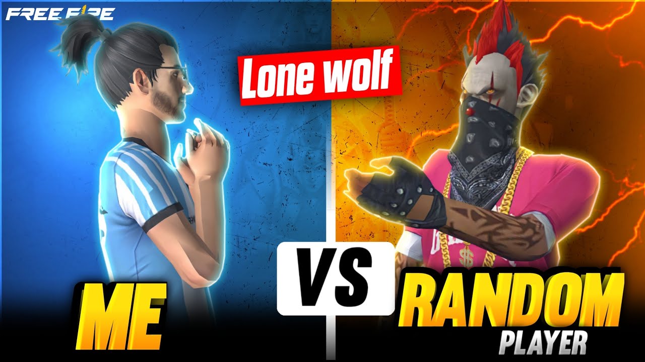 Lone wolf 1v1 with random player || Free fire Gameplay 🎯 - YouTube