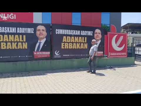 ADANA LI CUMHURBAŞKANI ADAYIMIZ DR. FATİH ERBAKAN MİLLÎ GÖRÜŞ GELİYOR EMİN ADIMLARLA İKTİDARA
