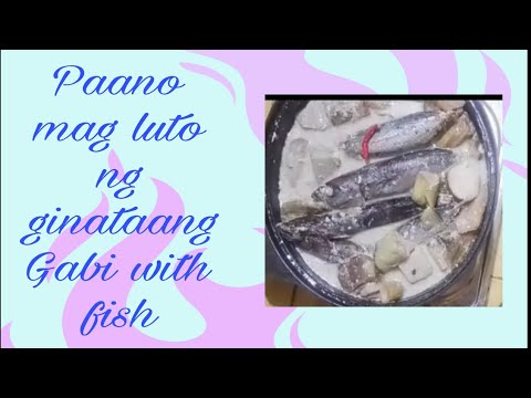 Ginataang Gabi with fish |Cooking style - YouTube