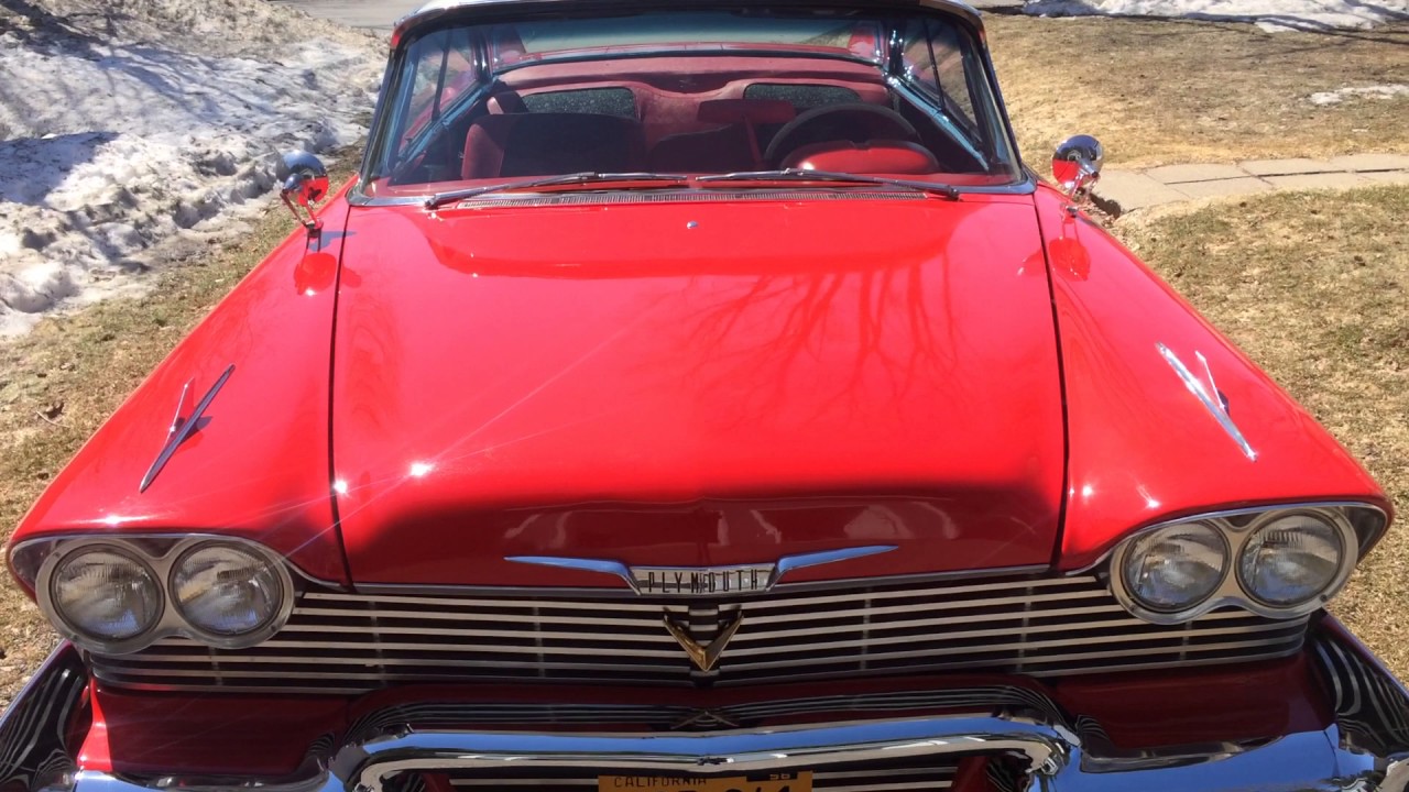 1958 Plymouth Fury Christine clone walkaround - YouTube