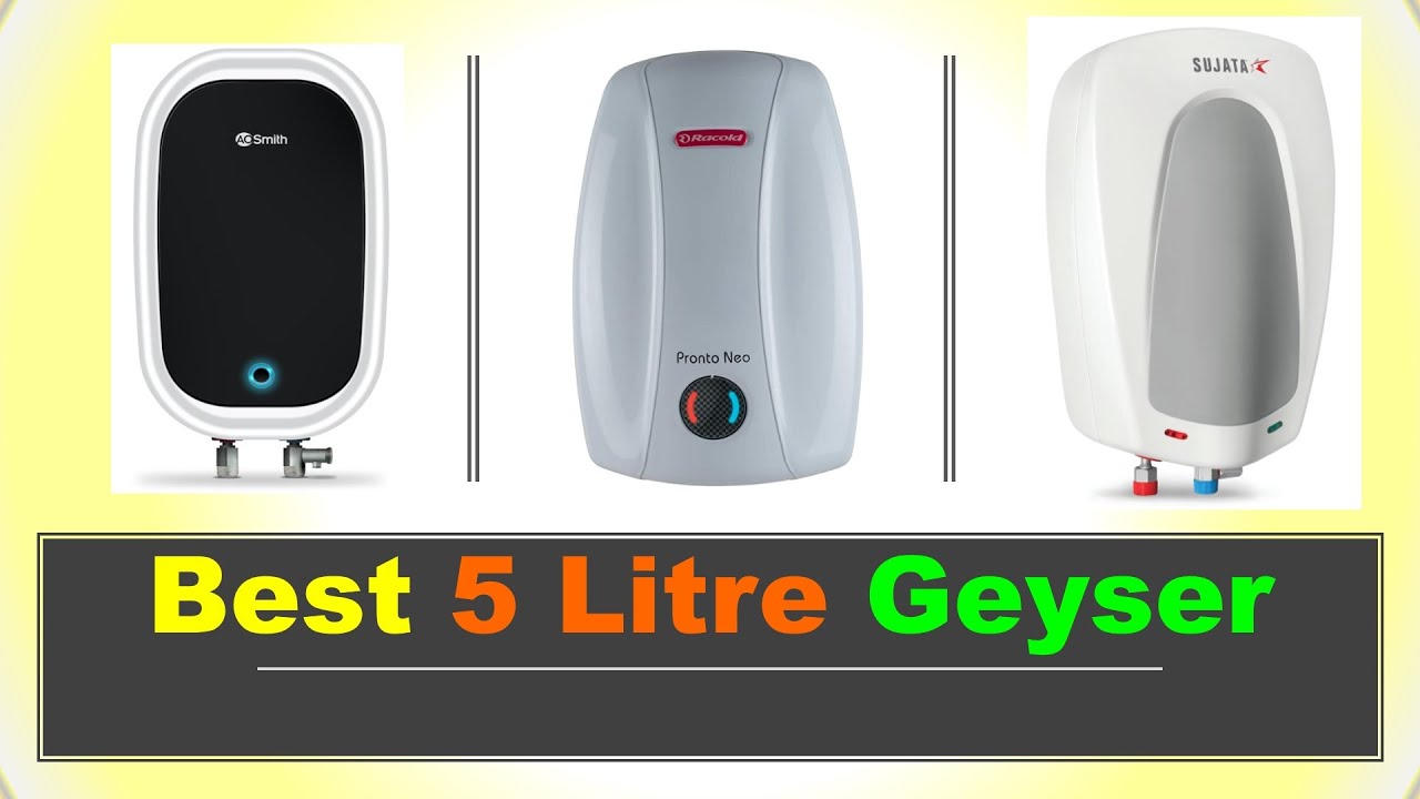 Best 5 Litre Geyser in India with Price 2024 ⚡ सबसे अच्छा 5 लीटर गीजर⚡ ...