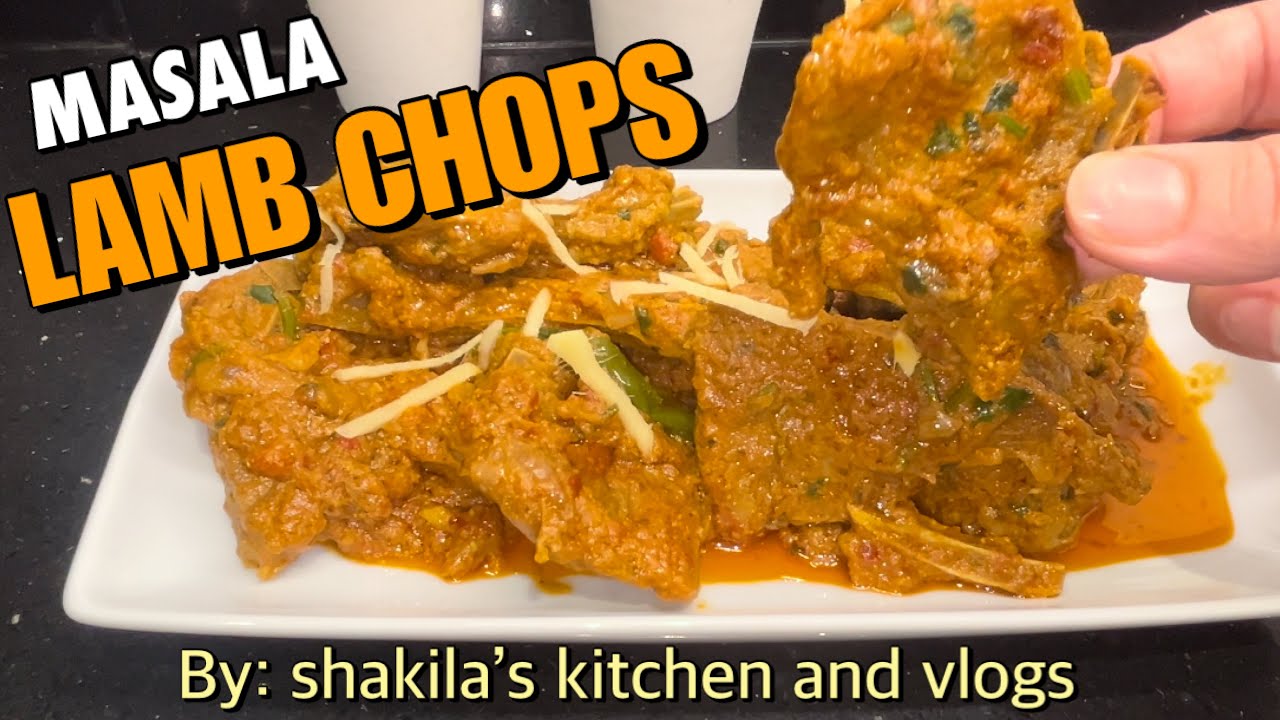 Masala Lamb Chops / succulent pieces of lamb chops cooked in authentic ...