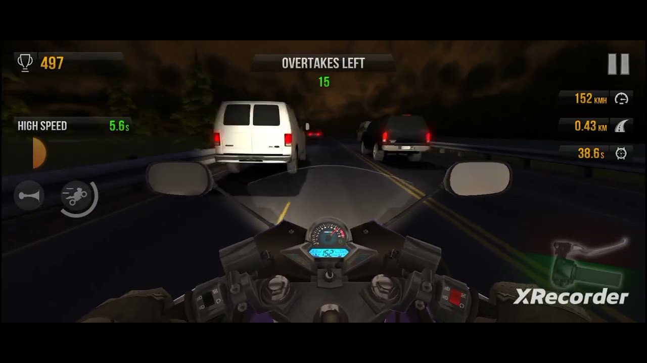 Driving Kawasaki Ninja H2R In Night Mode - YouTube