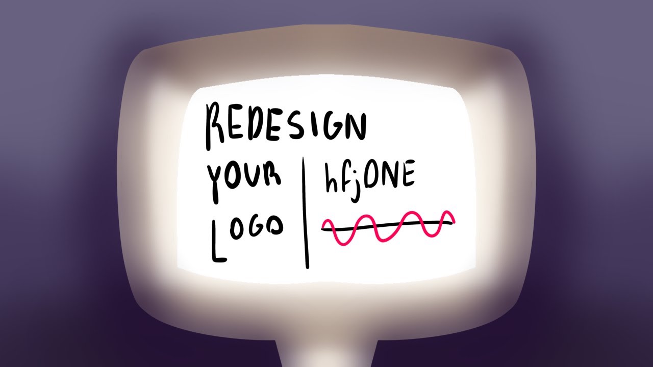 REDESIGN YOUR LOGO. || hfjONE animation - YouTube