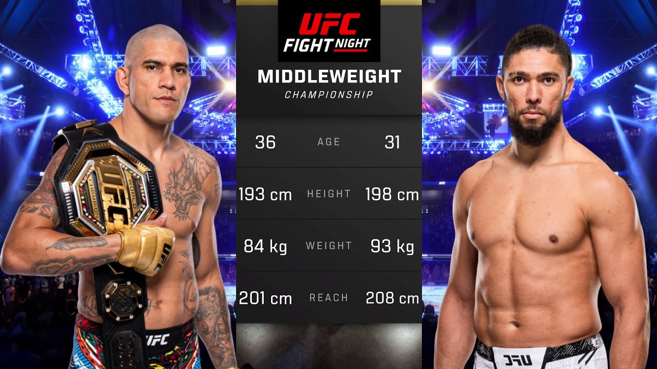 Alex Pereira vs Johnny Walker Full Fight - UFC 5 Fight Night - YouTube