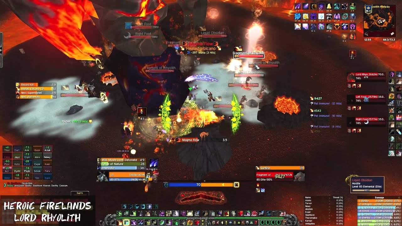 Heroic Firelands: Lord Rhyolith - YouTube