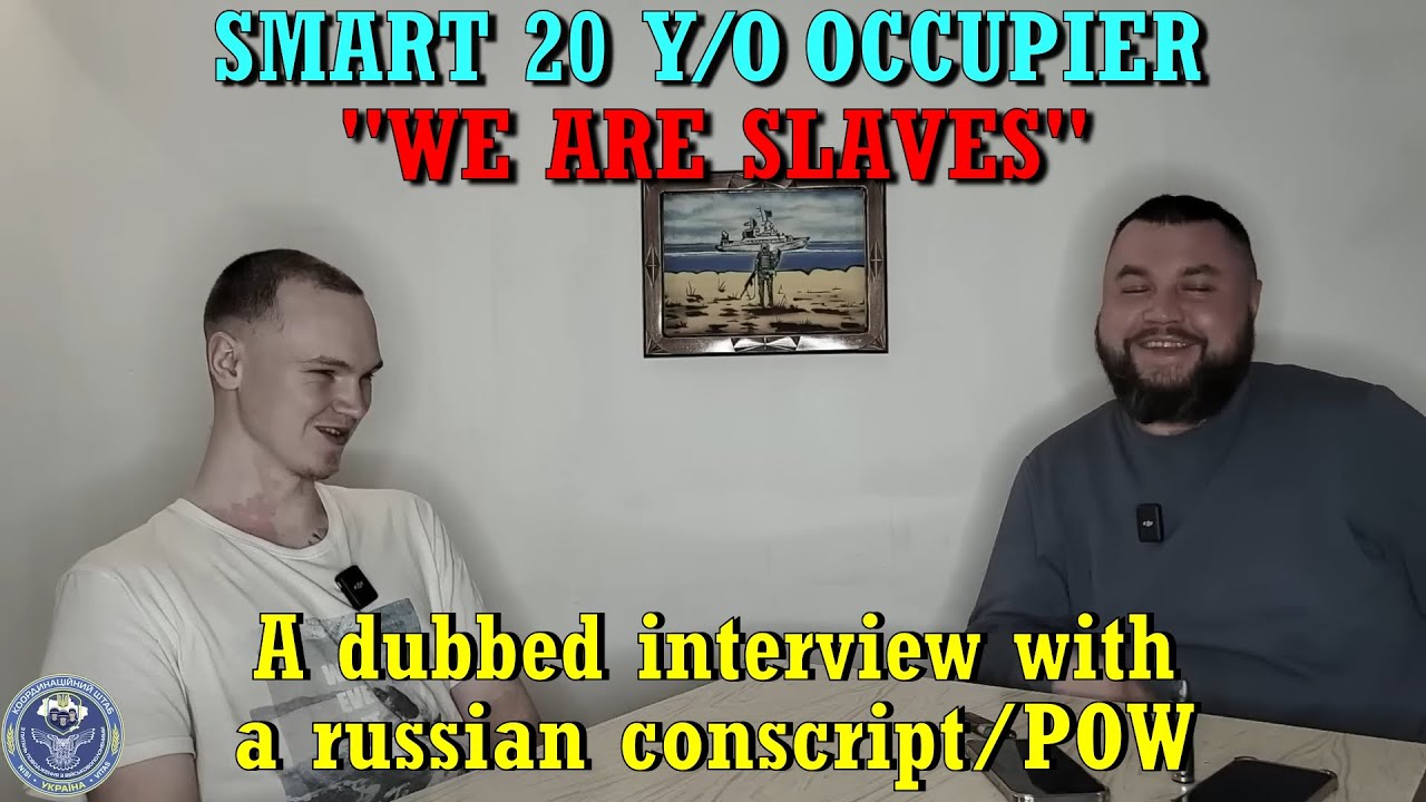 Smart 20 y/o russian occupier. An interview with a russian POW (Dubbed ...