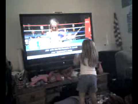 nadia boxing on wii - YouTube