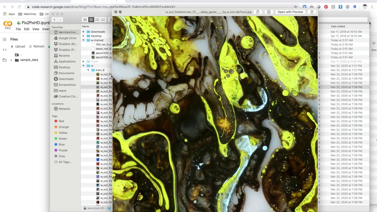 Generating images from a custom Pix2PixHD model in Colab - YouTube