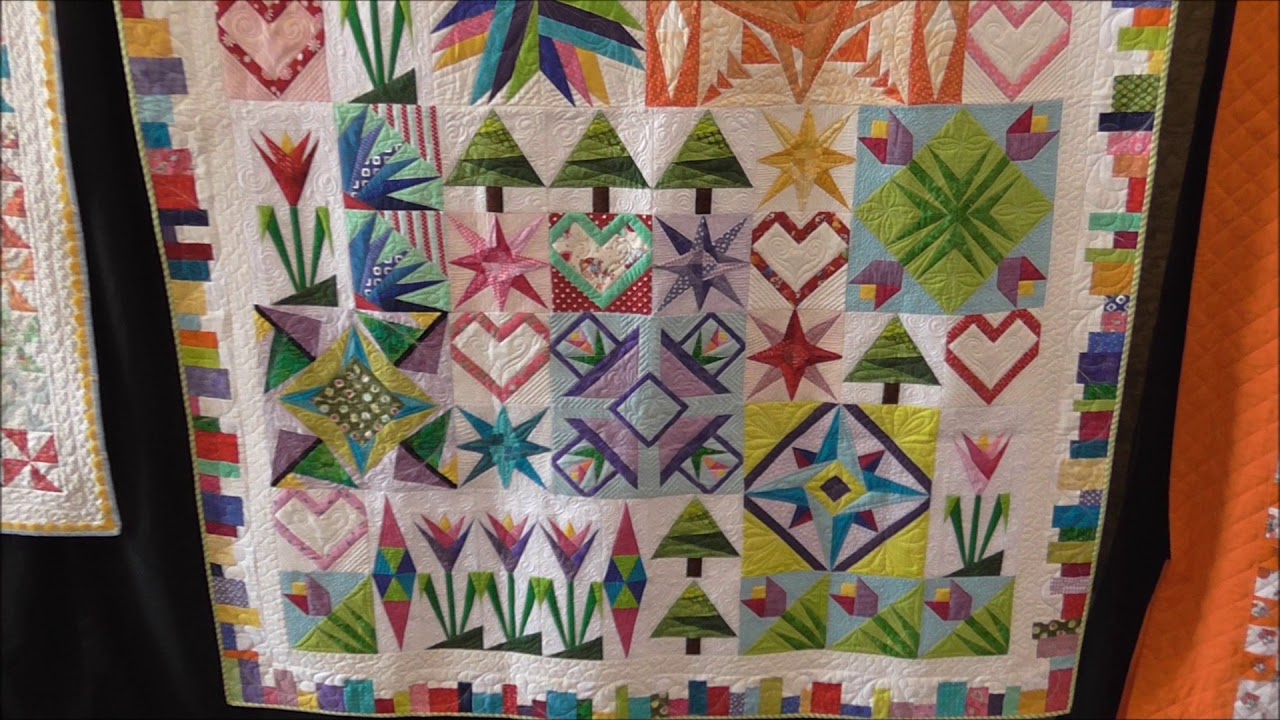 Georgetown Quilt & Stitchery Show 2018 'Butterfly Fantasy' - YouTube