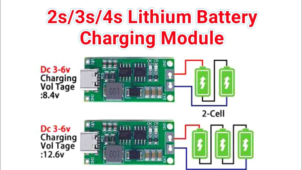 মোবাইলের চার্জার দিয়ে 12v ব্যাটারি চার্জিং / 2s 3s 4s Battery Charging ...