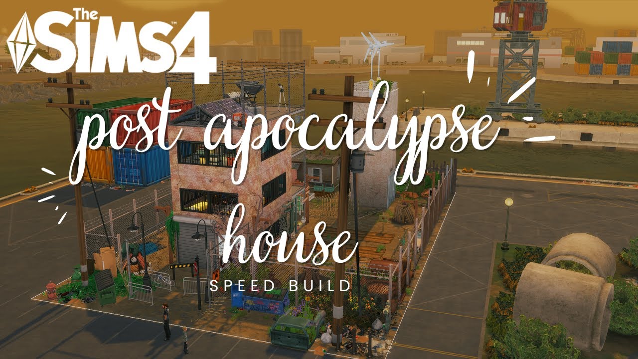 Post apocalypse house speed build SIMS 4 - YouTube
