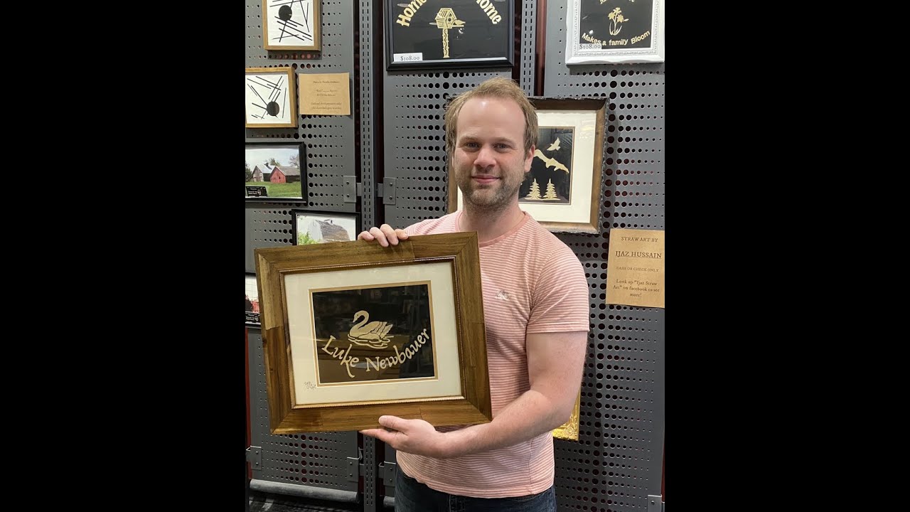 Luke Newbauer - Barley Straw Art Gift - YouTube