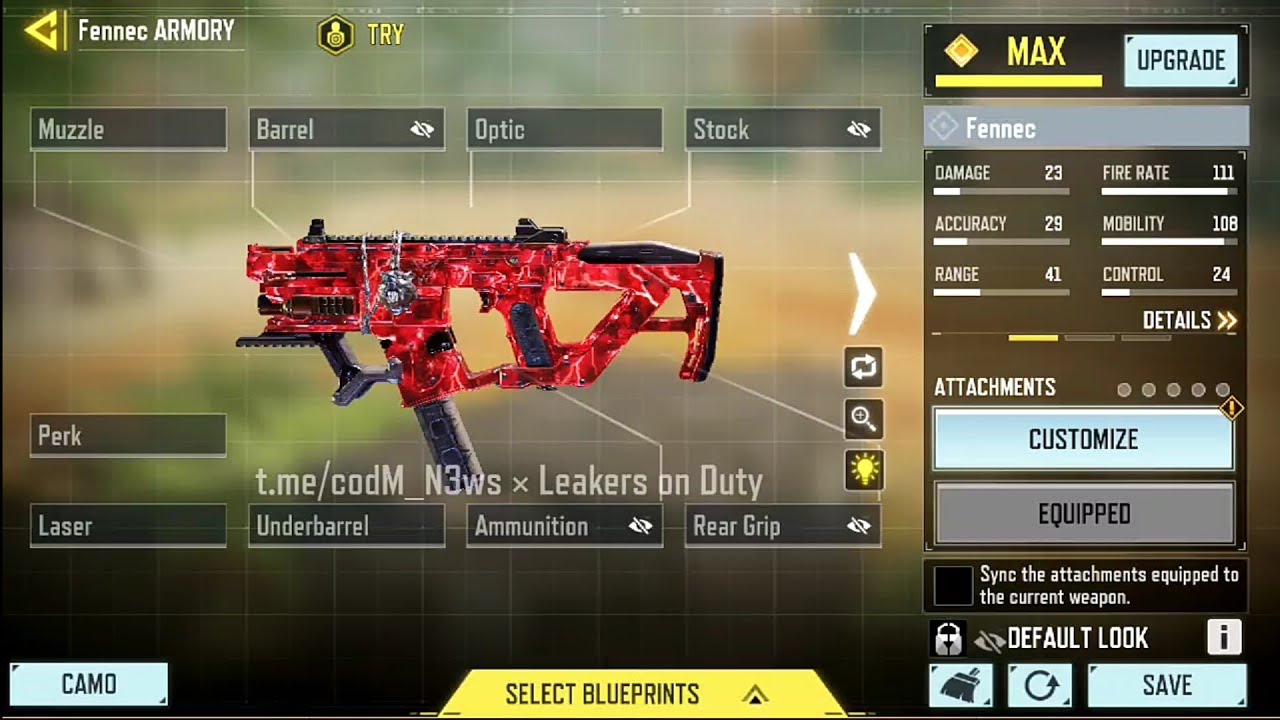 Secret Trick to Equip "Red Spirit" Camo on Blueprints - YouTube