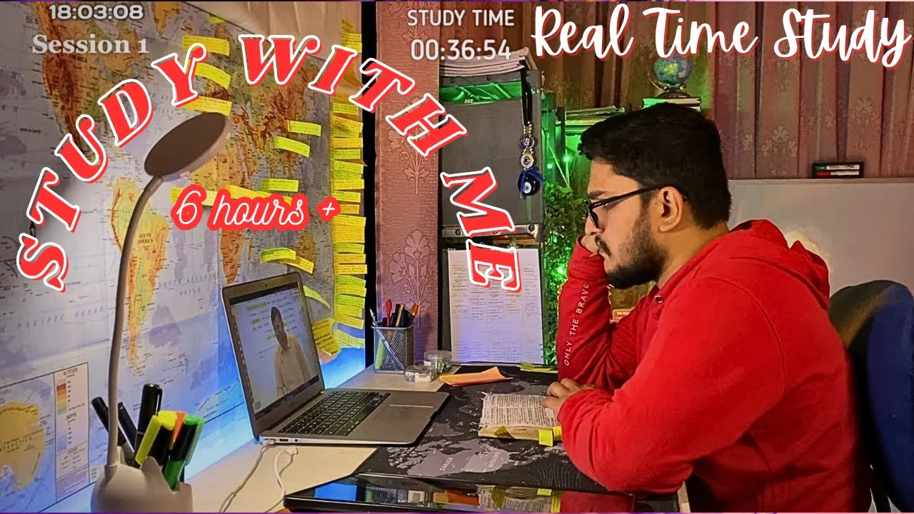 6 hours 🕠LIVE STUDY WITH ME📚pomodoro|Music🎷|Winters stream|Real time study|19NOV - YouTube