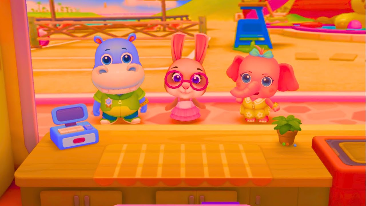 Wheels on the Bus | Bath Song, Playground Song | Nursery Rhymes | Kids ...