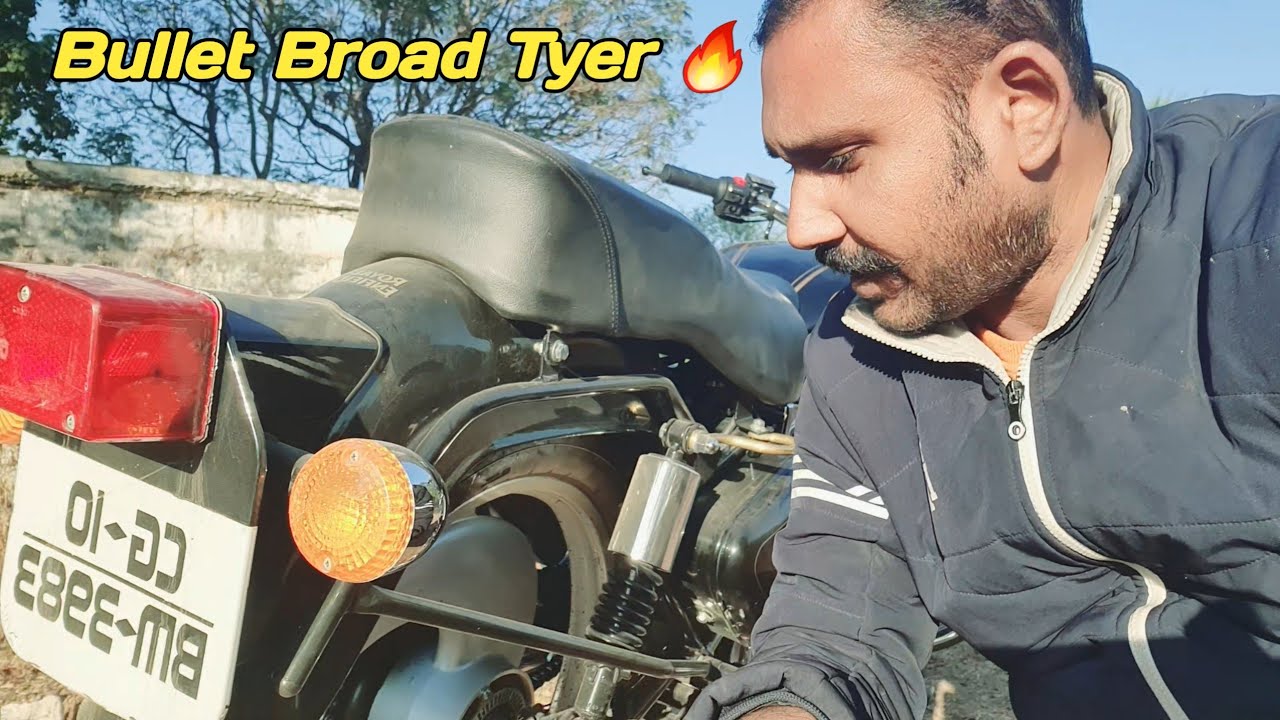 Bullet Standard Broad tyer Smooth Riding | Bullet Vlogs | Mr Bullet ...