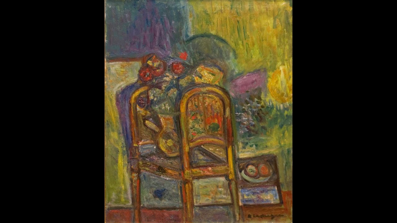 Pinchus Kremegne (1890-1981) Interior with Bench and Still Life - YouTube