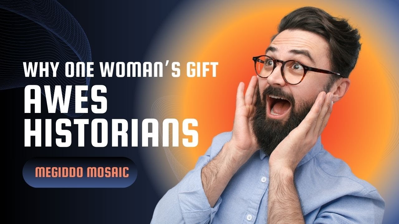 Megiddo Mosaic: Jesus is God Inscription - YouTube