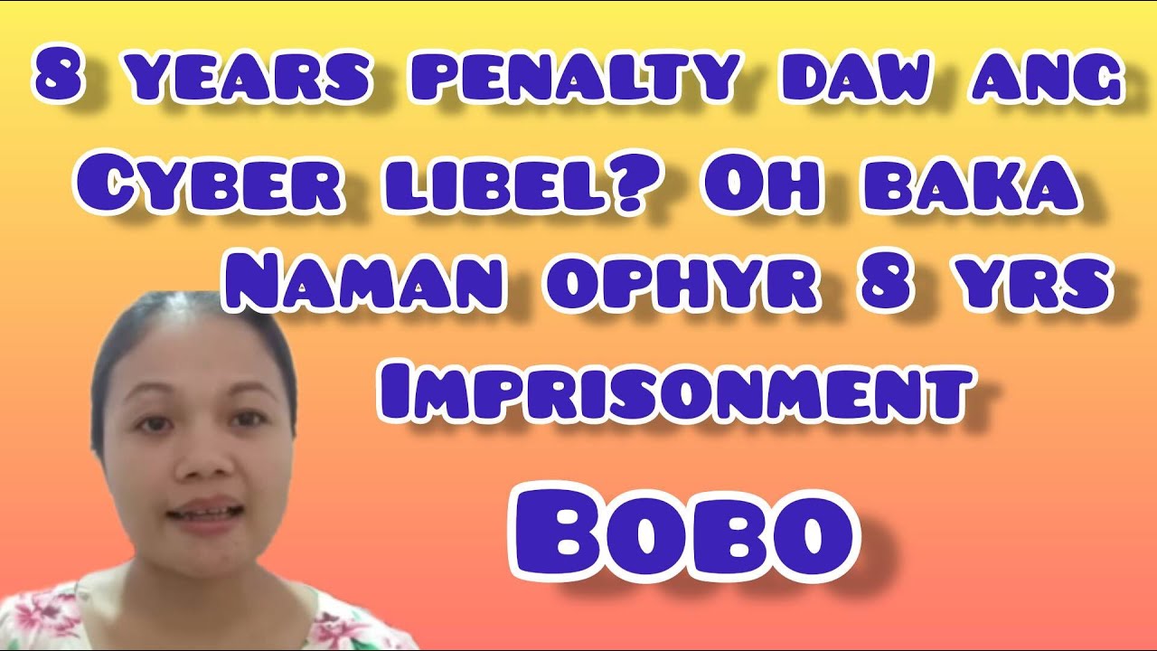 ANG BOBO ANG OPHYR INALAM NA KUNG ILAN YRS SIYA MAKUKULONG SA CYBER ...