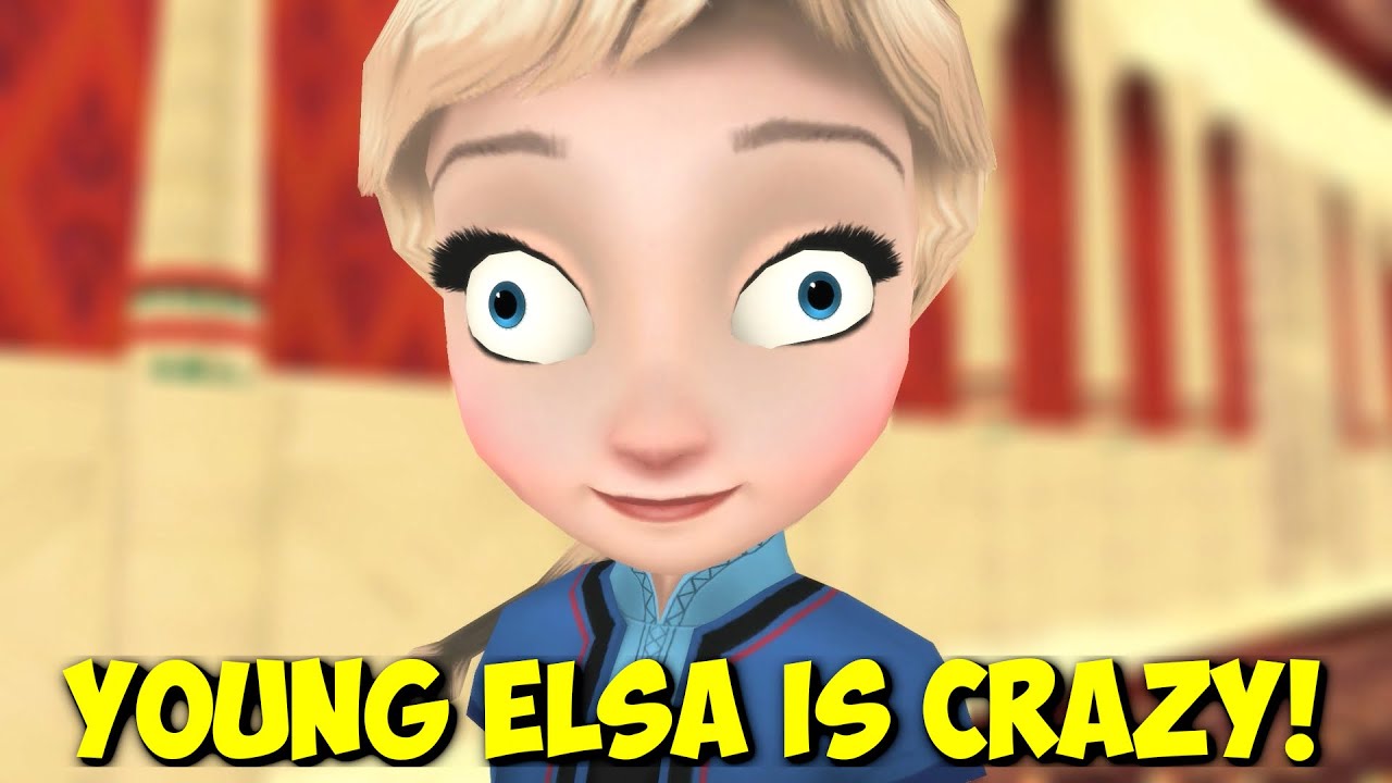 MMD Frozen 2 "Young Elsa Is Crazy!" Francium funny animation animated ...