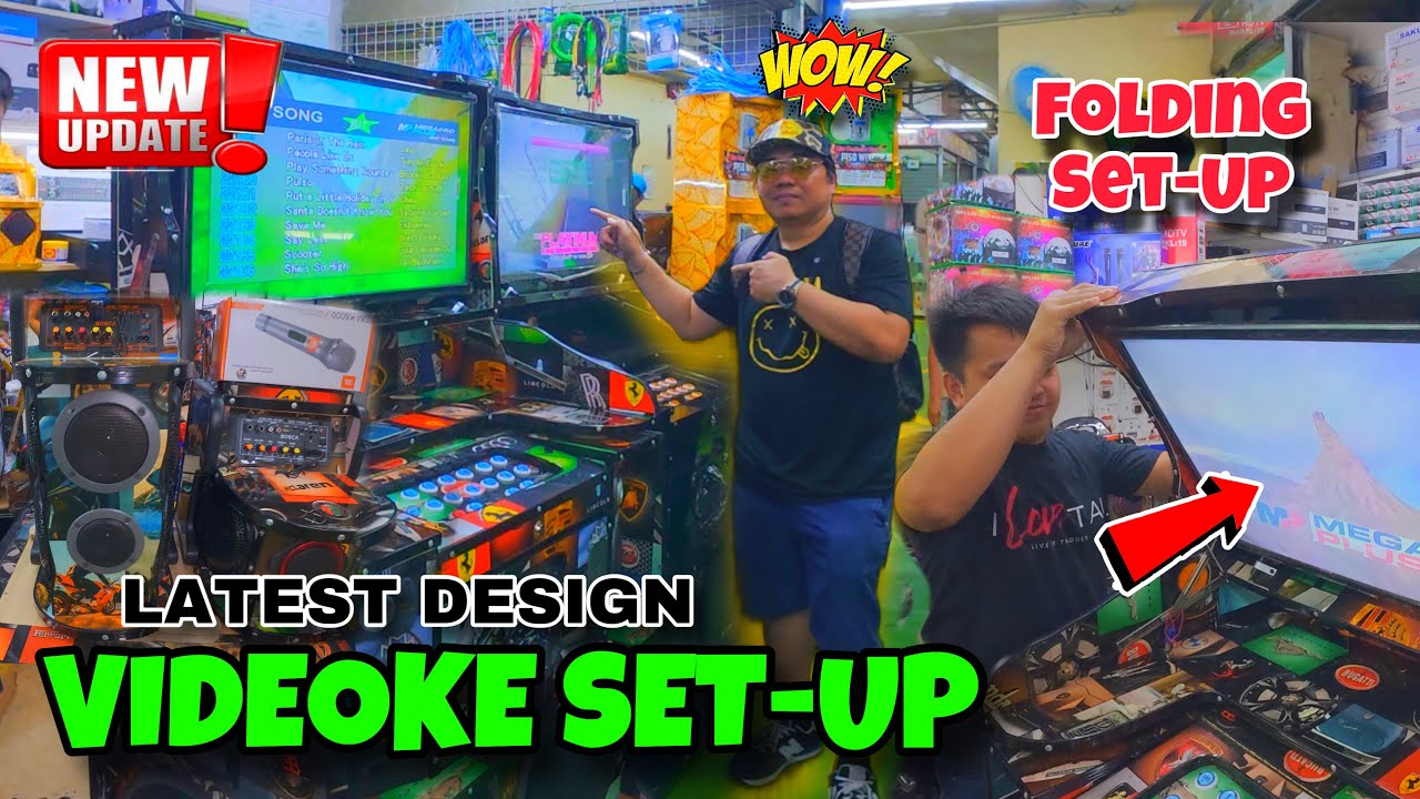 LATEST VIDEO KARAOKE SET-UP SA RAON QUIAPO MANILA | FOLDED VIDEOKE SET ...