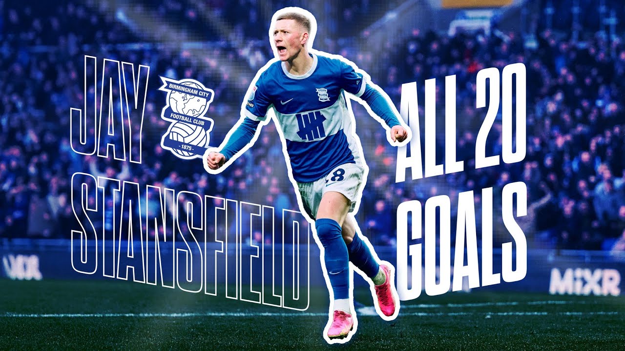 All 20 goals scored by Jay Stansfield in 24/25 💥 | Birmingham City ...