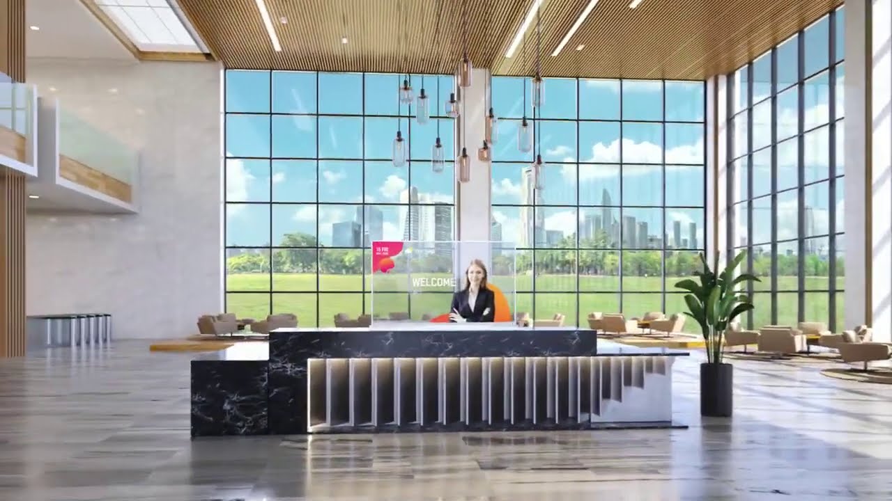 LG Transparent OLED Signage for Corporate - YouTube