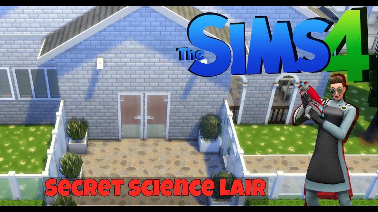 THE SIMS 4 | SECRET SCIENCE LAIR BUILD! - YouTube