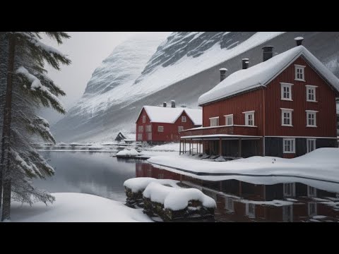 Walk in -21 degree Celsius in Norway , Freezing ice cold weather # ...