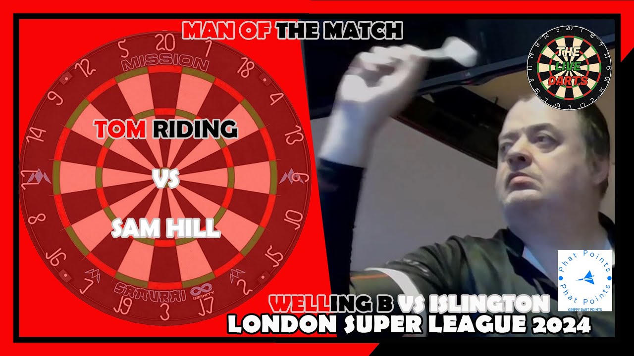 DARTS | LONDON SUPER LEAGUE 24-25 | Tom Riding vs Sam Hill Welling B vs ...