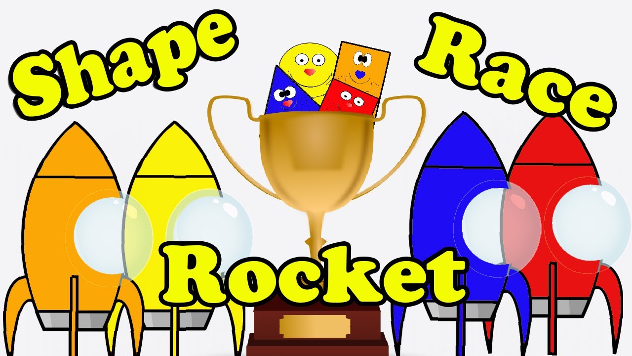 The Shapes | VIVASHAPES | The Fantastic Rocket Race | Video for kids ...