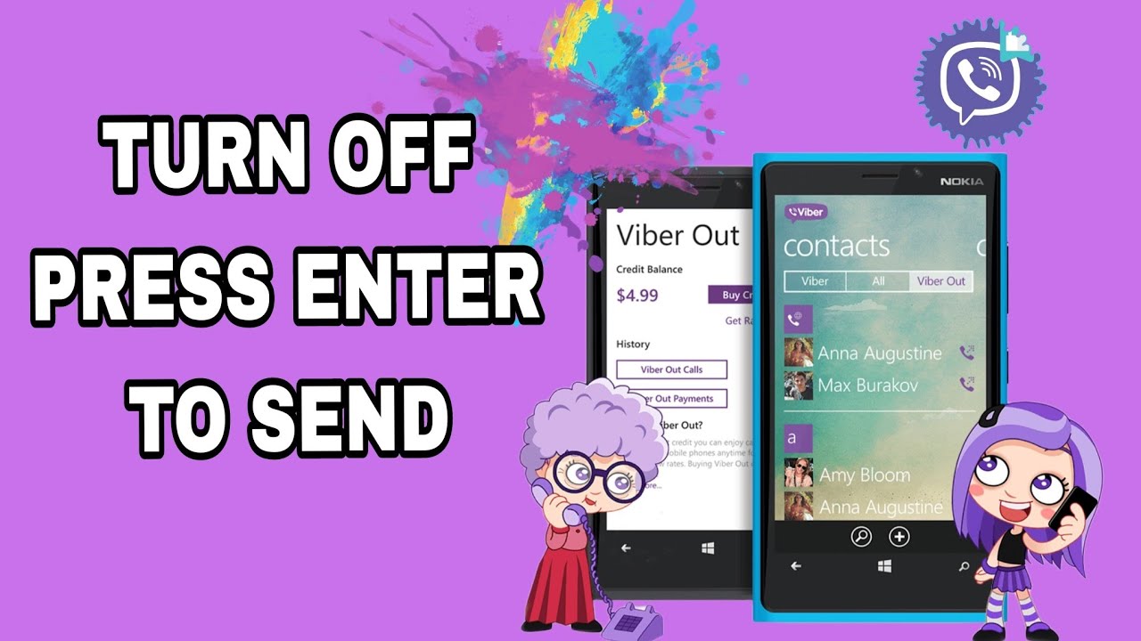 How to turn off press enter to send On Viber - YouTube
