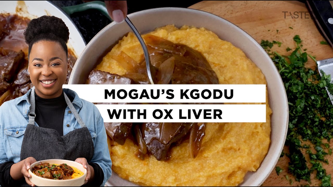 The Lazy Makoti's kgodu with ox liver - YouTube